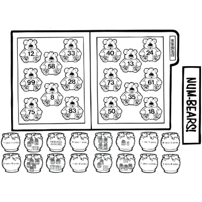 Num-Bears - File Folder Game – Finch Family Games
