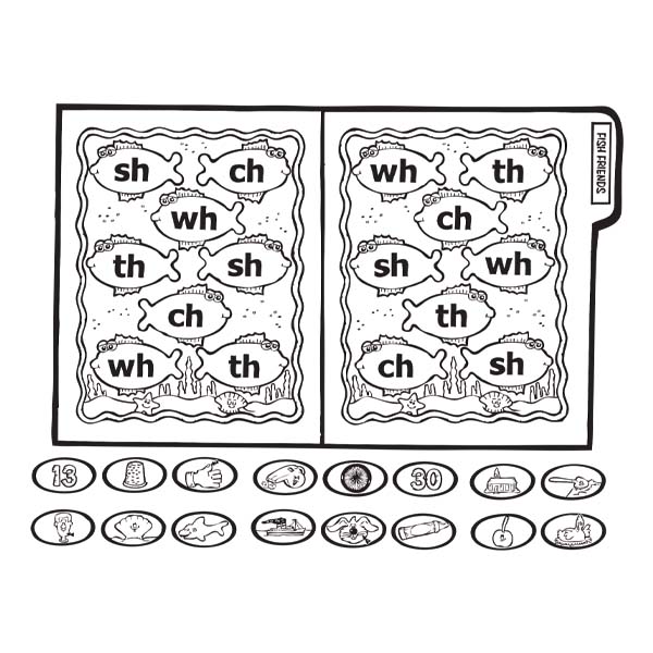 Fish Friends - File Folder Game – Finch Family Games