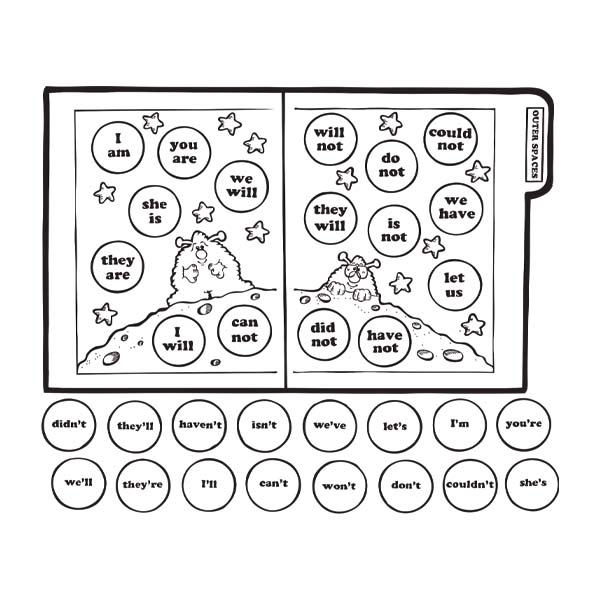 Outer Space - File Folder Game – Finch Family Games