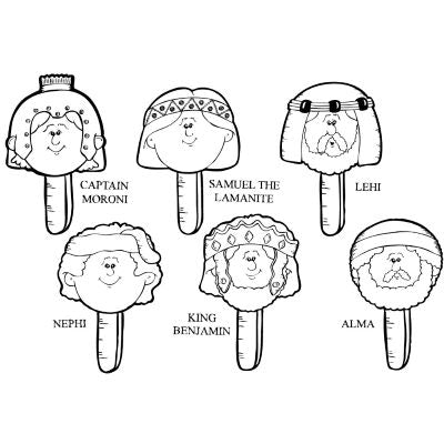 Book of Mormon - Prophet Stick Puppets – Finch Family Games