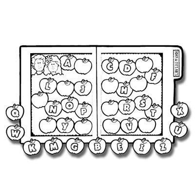 Adam and Eve ABC's - File Folder Game – Finch Family Games