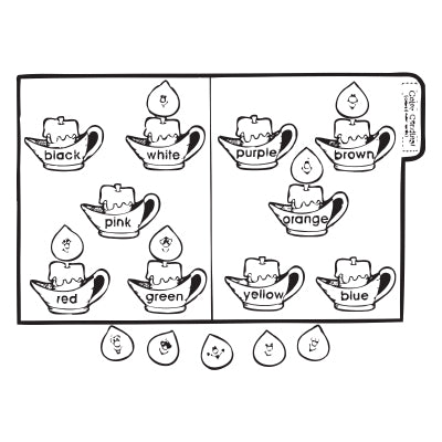 Color Candles - File Folder Game – Finch Family Games