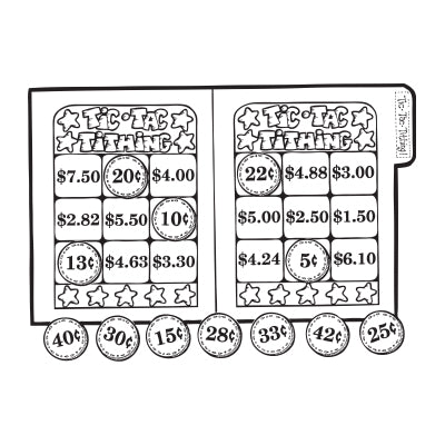 Tic-Tac-Tithing - File Folder Game – Finch Family Games